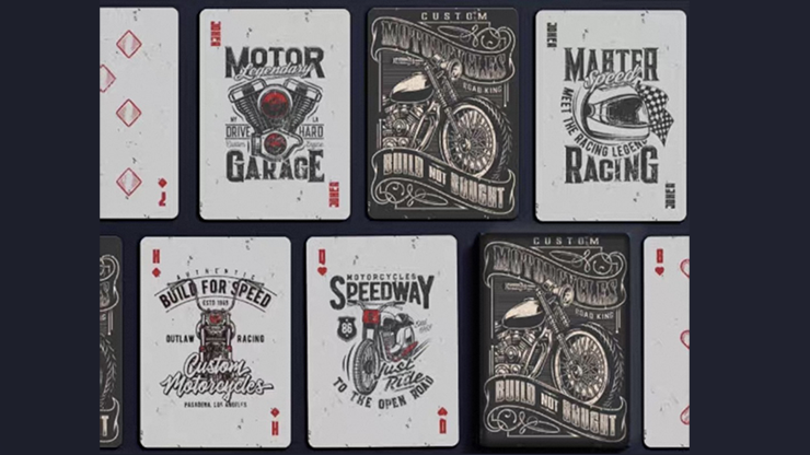 Custom Motorcycles Playing Cards - UK Playing Card Company